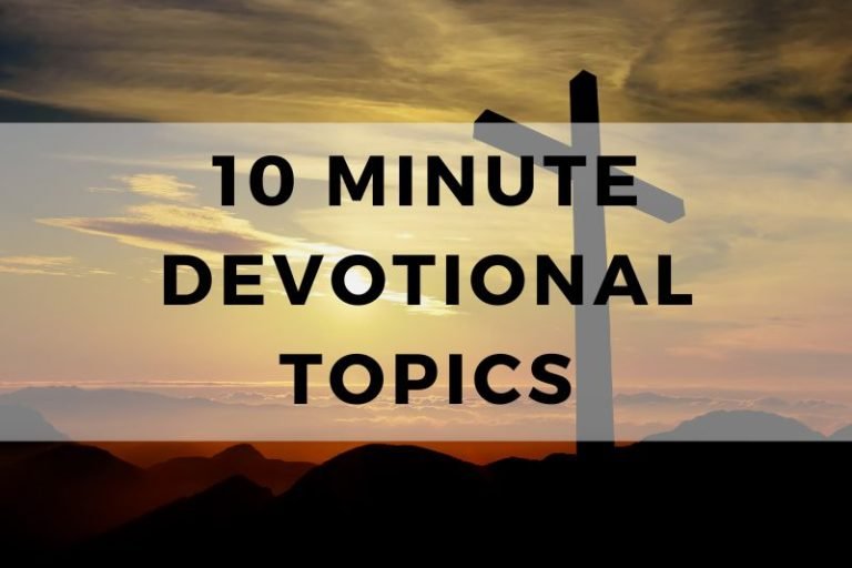 10-Minute Devotional Topics to Help You Connect With God - THANK YOU FOR PRAYING